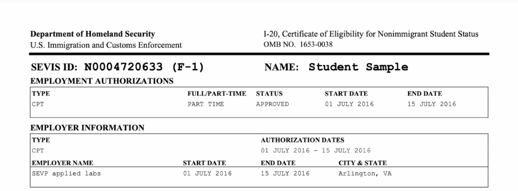 Understanding the I-20 Form for International Students
